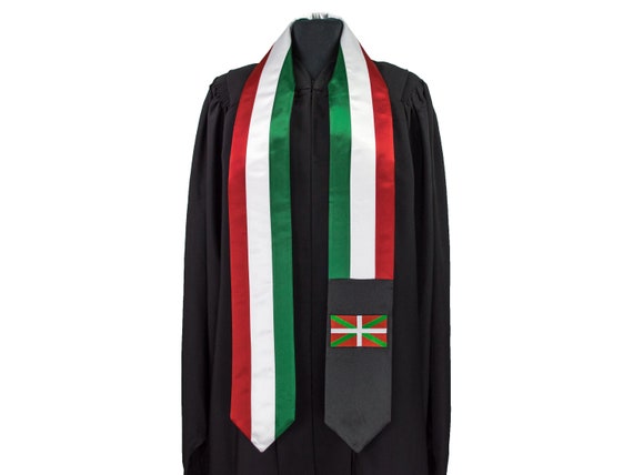 Basque Flag Graduation Sash/stole International Study Abroad - Etsy