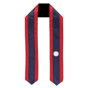 Laos Flag Graduation Sash/stole International Study Abroad Adult Unisex ...