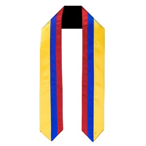 Colombia Flag Graduation Sash/stole International Study Abroad Adult ...