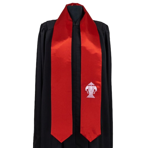 Laos Flag Graduation Sash/stole International Study Abroad - Etsy