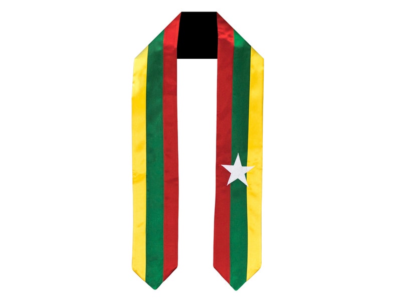 Myanmar Burma Flag Graduation Sash/stole International Study - Etsy