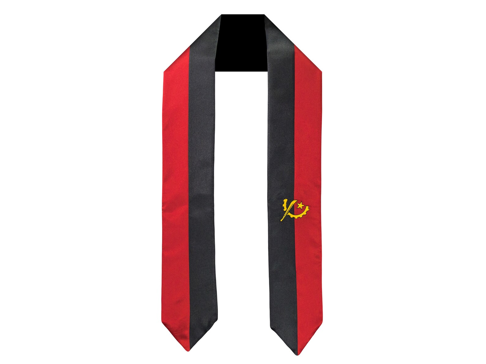 Angola Flag Graduation Sash/stole International Study Abroad | Etsy