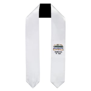 Semester at Sea Sash/stole International Study Abroad Adult Unisex - Etsy