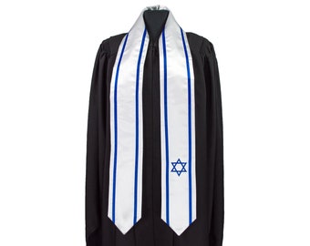 Israel Graduation Stole Israel Flag Sash - Etsy