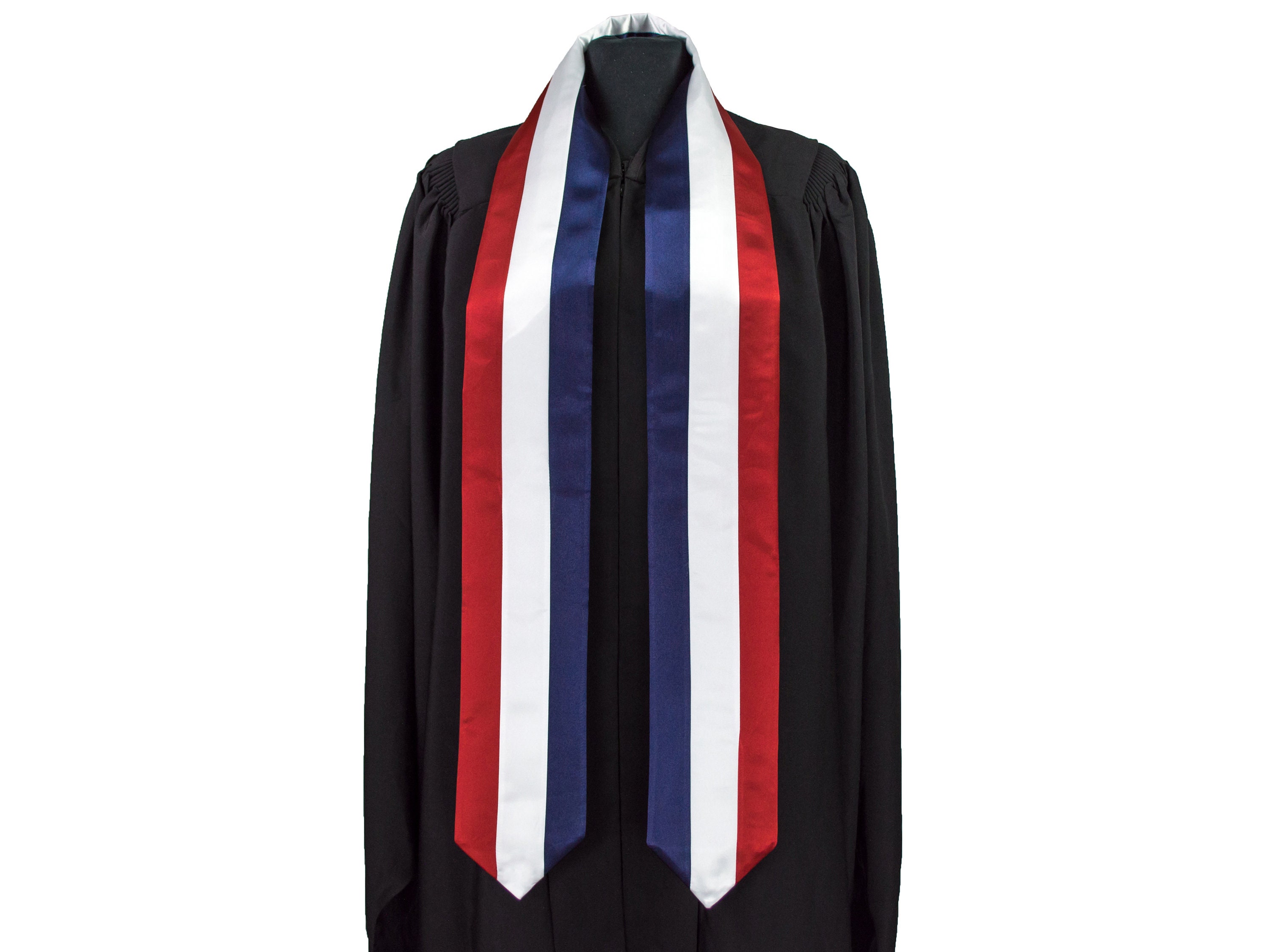 France Flag Graduation Sash/stole International Study Abroad Adult ...
