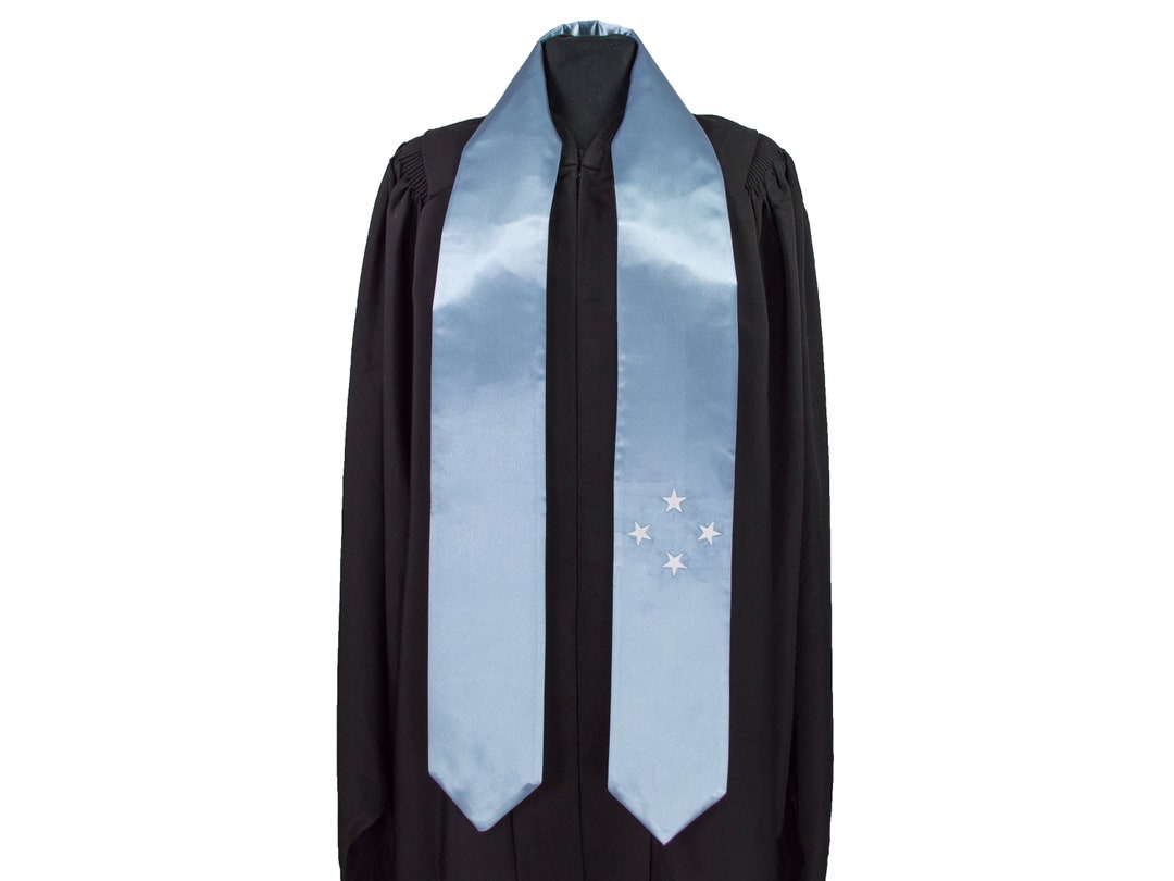 Micronesia Flag Graduation Sash/stole International Study Abroad Adult ...