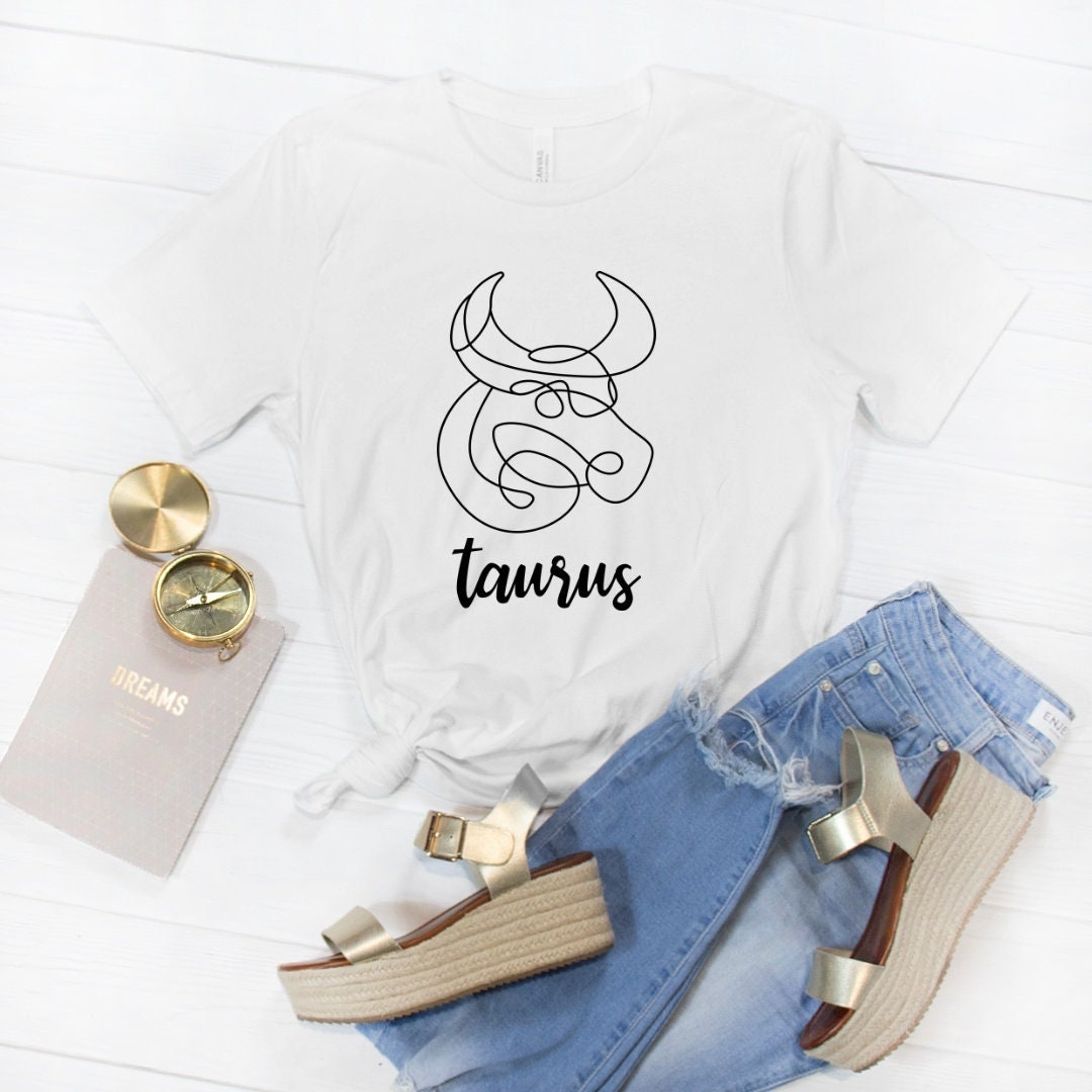 Taurus Zodiac Shirt, Taurus T-shirt, Taurus Tee, Astrology Shirt ...