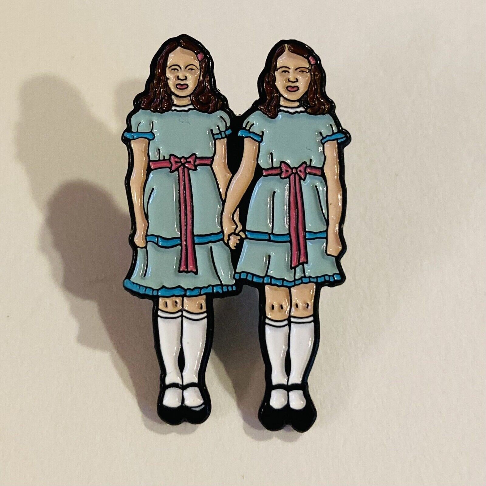 The Shining Twins Pin Enamel Horror Fan T Memorabilia Movie The Shining Halloween Grady Twins
