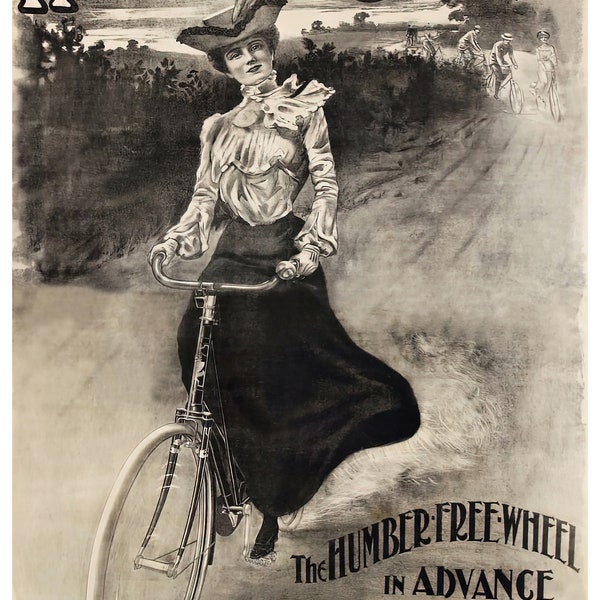 Vintage Bike Poster - Etsy UK
