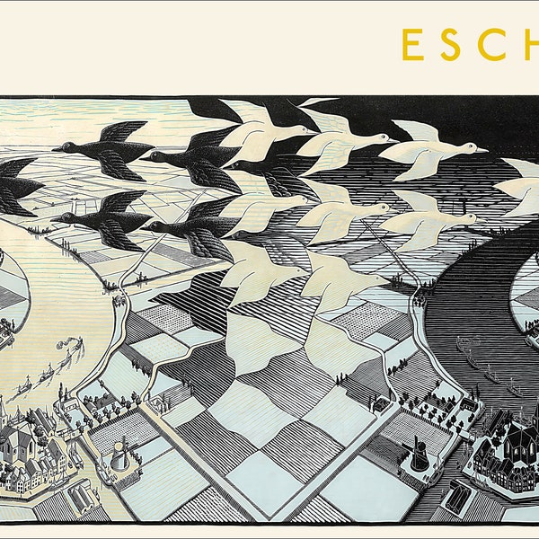 Escher Exhibition Poster - Etsy