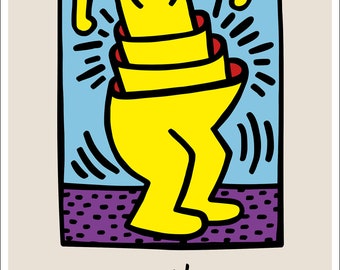 Keith Haring Doll - Etsy