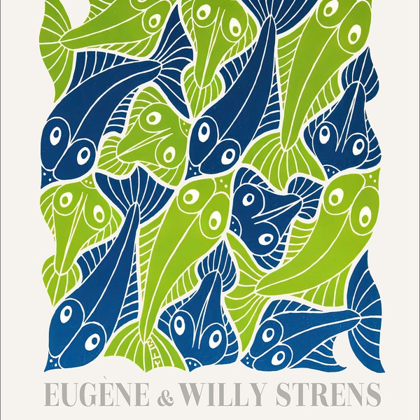 Escher Exhibition Poster - Etsy