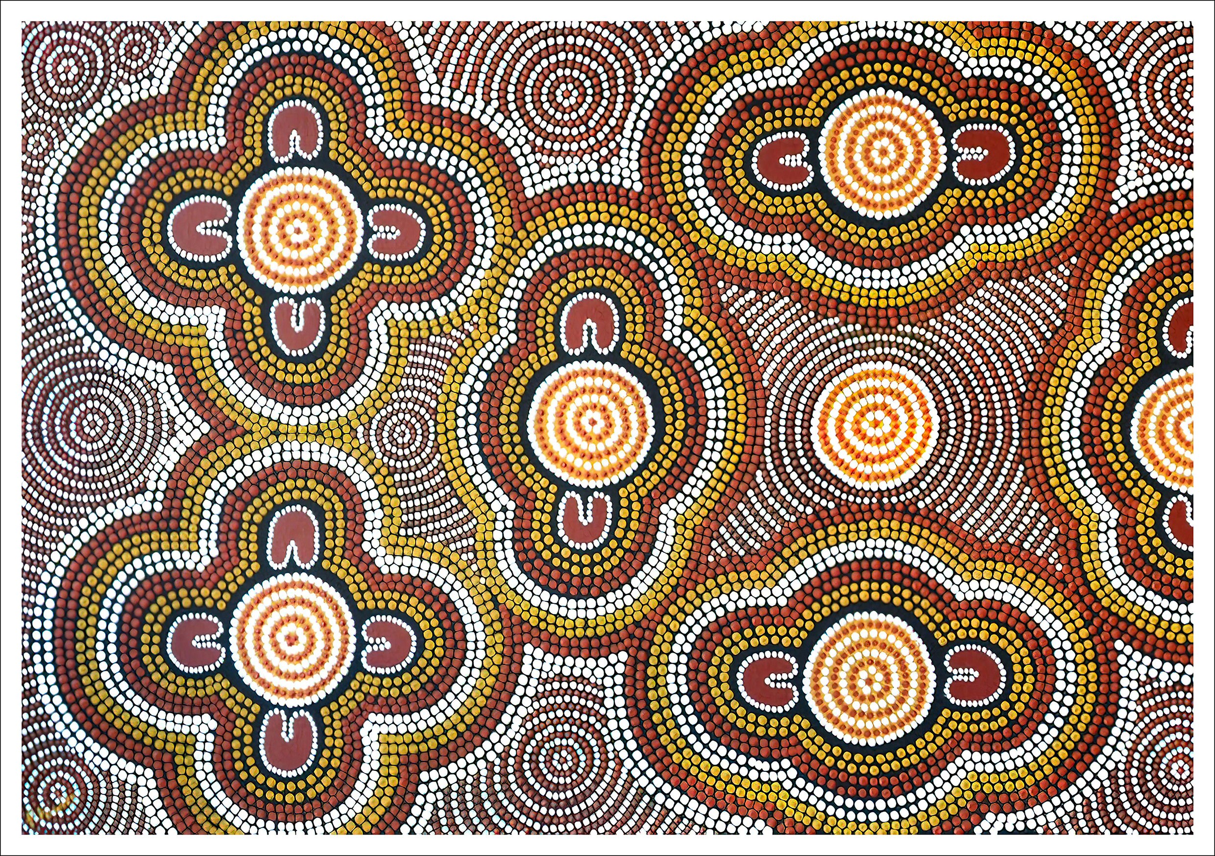 ABORIGINAL ART PRINT Gallery Poster Aboriginal Design 3 - Etsy Australia