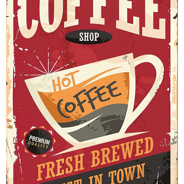 Cafe Poster - Etsy UK