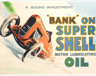 Shell Oil Poster - Etsy