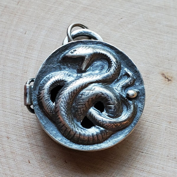 Snake Locket - Etsy