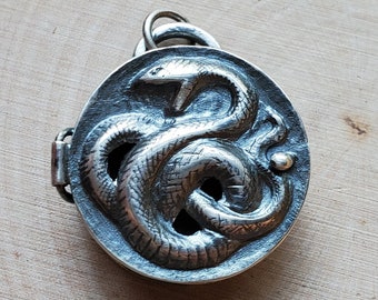 Snake Locket | Etsy
