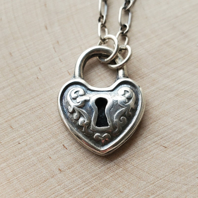 Locking Necklace - Etsy UK