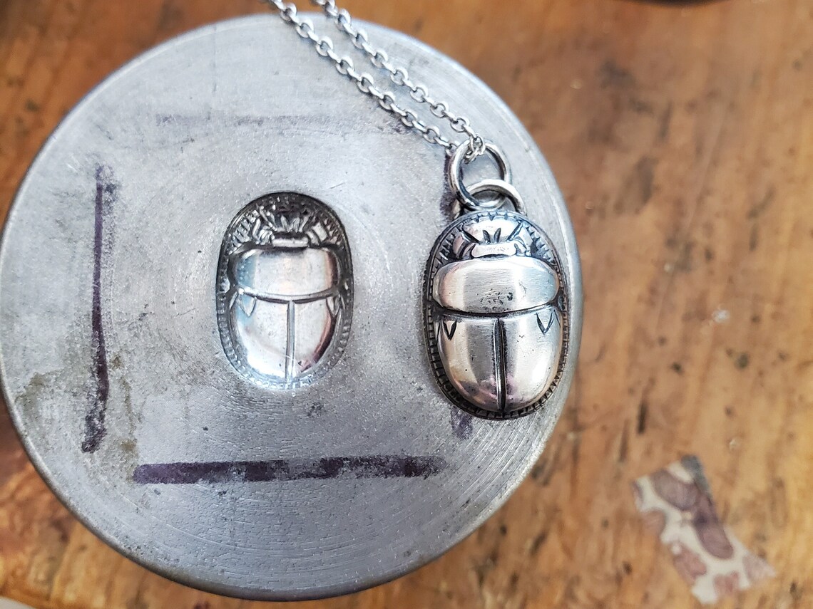 Made to Order Scarab Pendant - Etsy