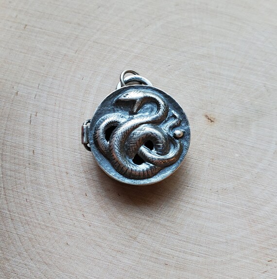 Made to Order Coiled Snake Locket or Scent Locket - Etsy