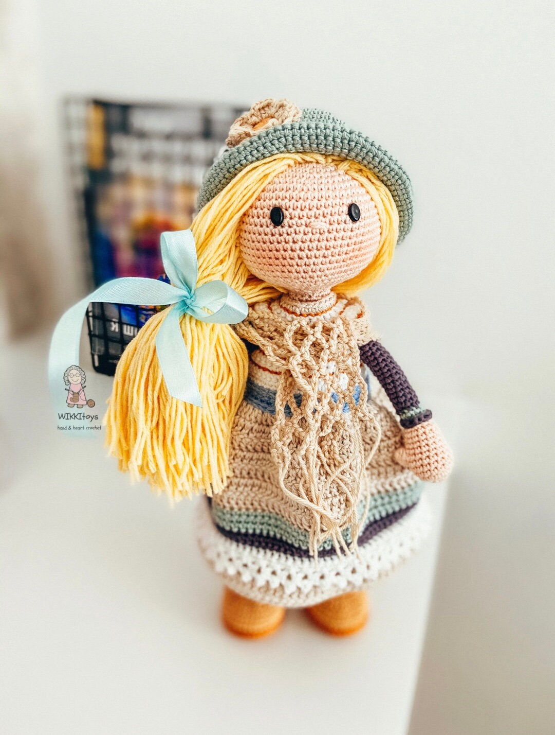 FREYA Amigurumi Crochet Doll Tilda Handmade Luxury | Etsy