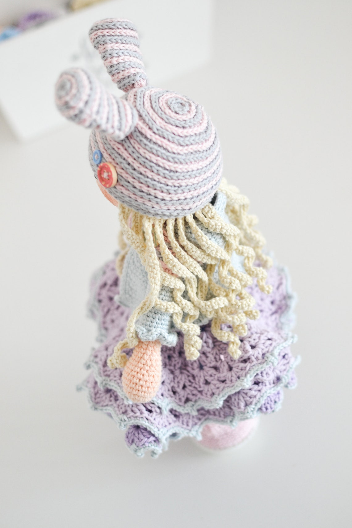 Easter Bunny Rabbit Crochet Tilda Doll in Bunny Hat and Lush - Etsy