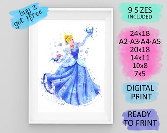 Cinderella printable | Etsy