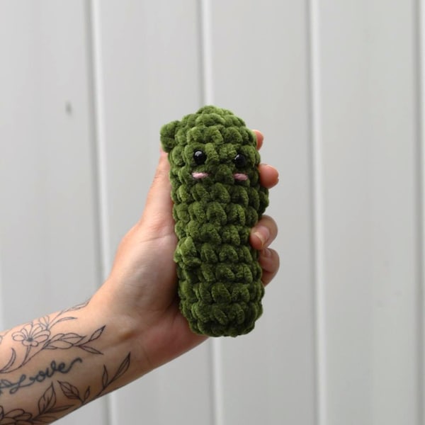 Crochet Emotional Support Pickle - Etsy