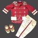 Little Red Prince Charming Costume Baby Boy for the Holiday - Etsy