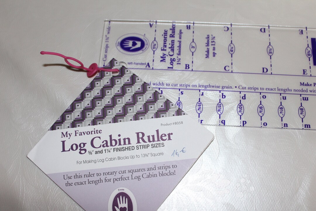 Marti Michell Log Cabin Line Ruler - Etsy