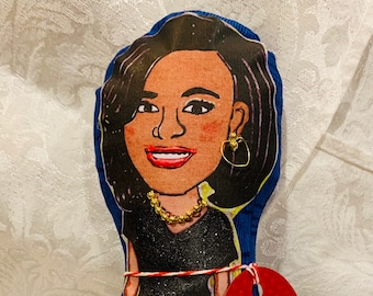 Michelle Obama Inorgoral Doll - Etsy