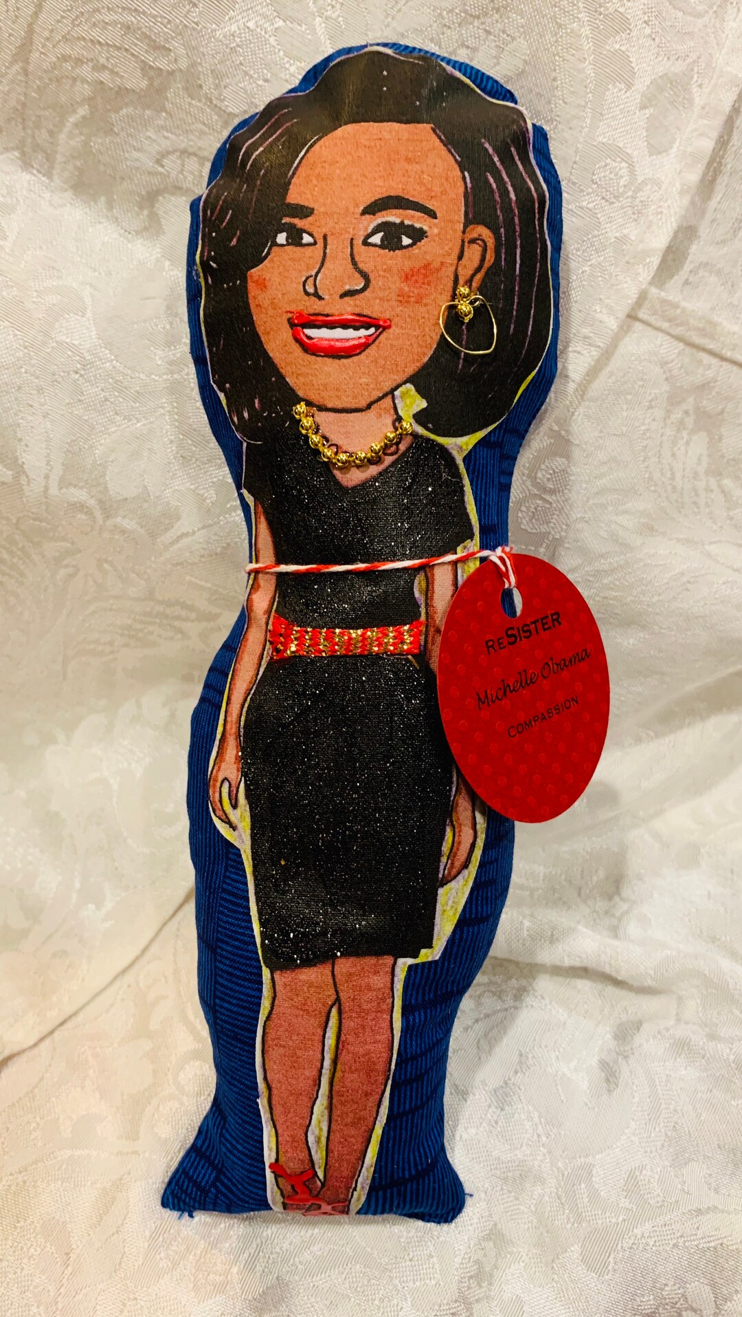 Michelle Obama Doll - Etsy