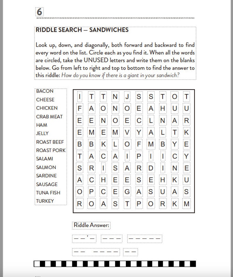 15 Word Search Puzzles Easy Word Search Sheets for Kids HD Printable ...