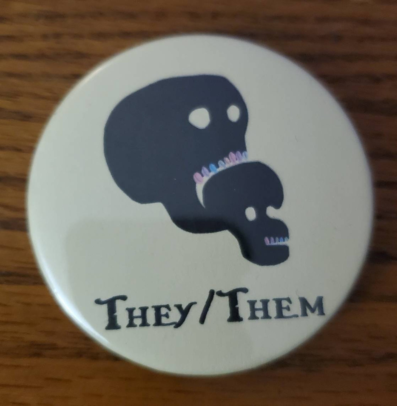 OFMD Flag Pronoun Badges 2.25 Pinback Button Personalized - Etsy