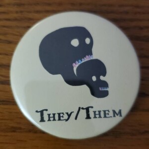 OFMD Flag Pronoun Badges (2.25" Pinback Button) Personalized! - Etsy