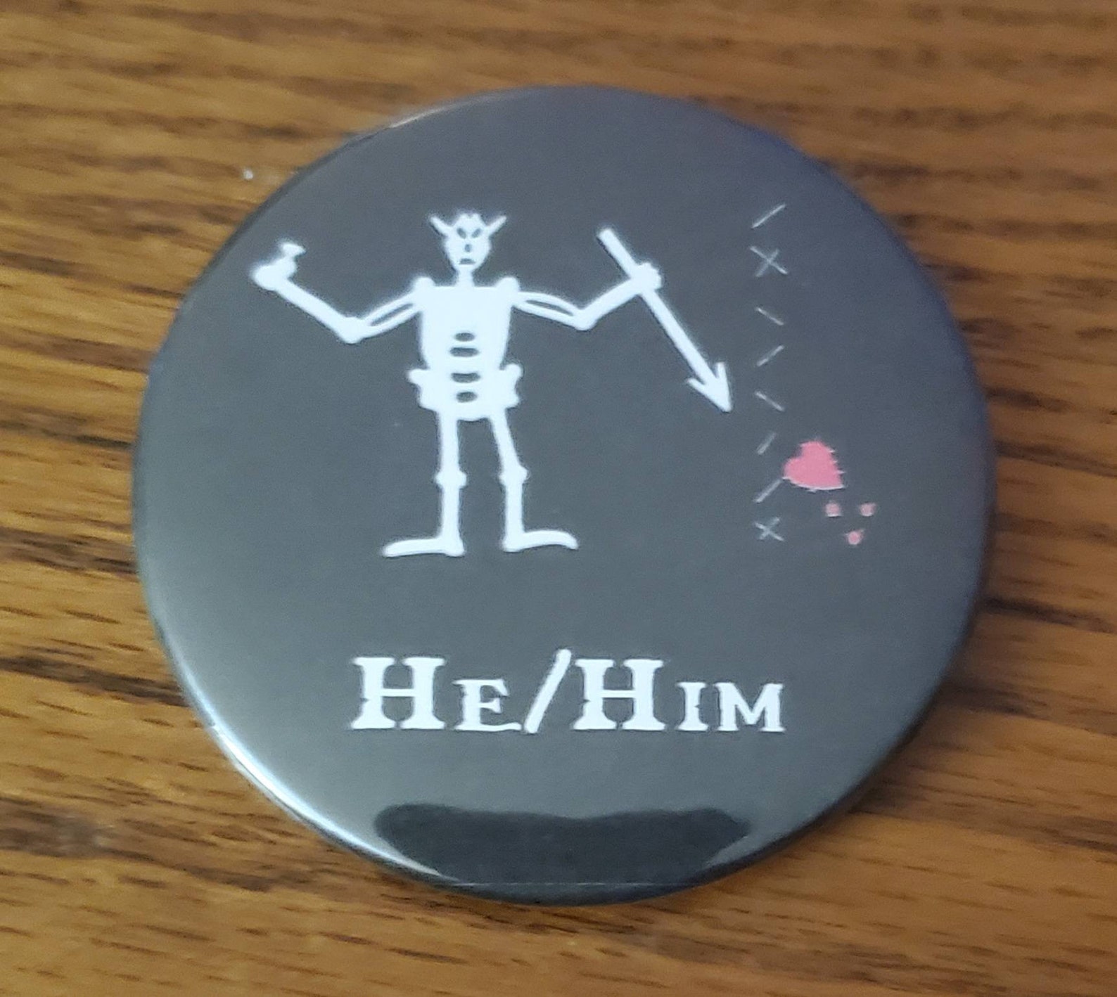 OFMD Flag Pronoun Badges (2.25" Pinback Button) Personalized! - Etsy