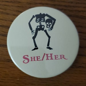 OFMD Flag Pronoun Badges (2.25" Pinback Button) Personalized! - Etsy