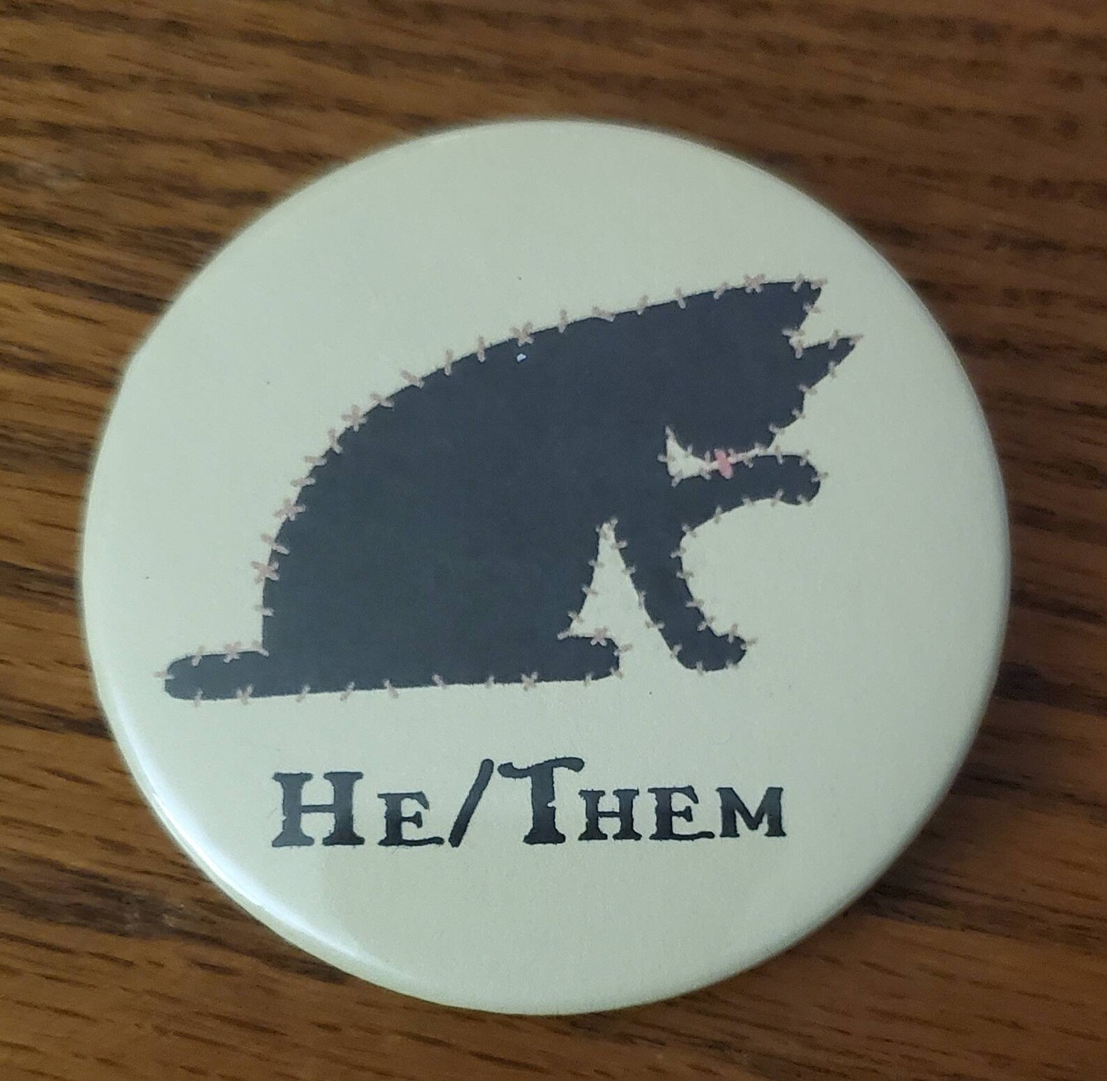 OFMD Flag Pronoun Badges 2.25 Pinback Button Personalized - Etsy