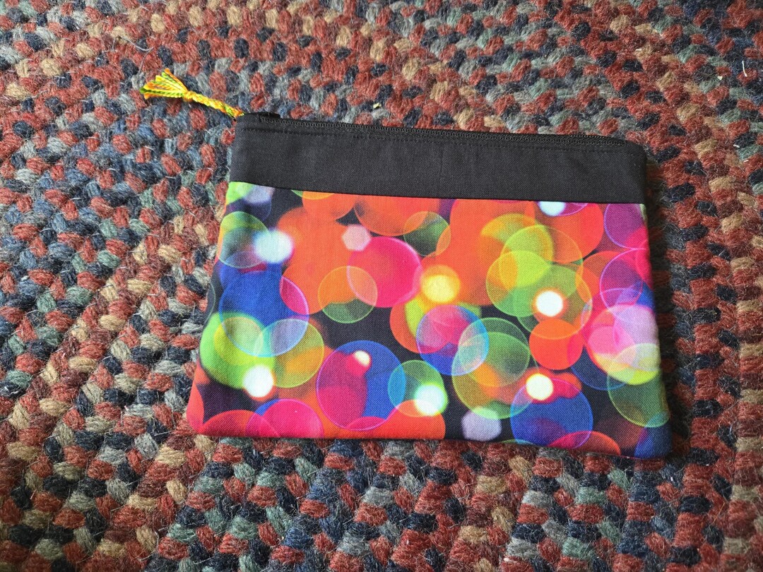 Rainbow Bubbles Zipper Bag - Etsy