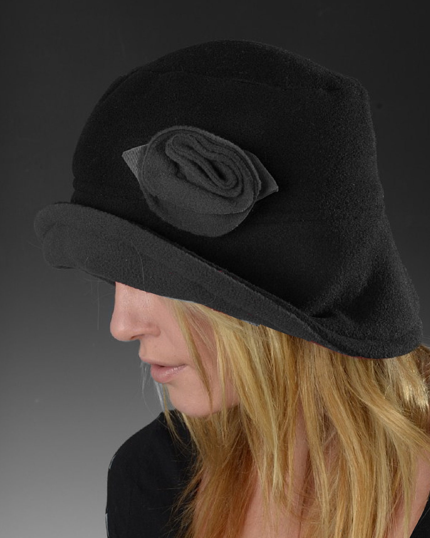 Foldable Fleece Brim Hat, That Flips Up - Etsy