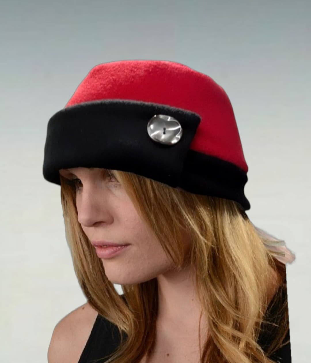 Ear Covering Skull Cap W Side Button Detail - Etsy