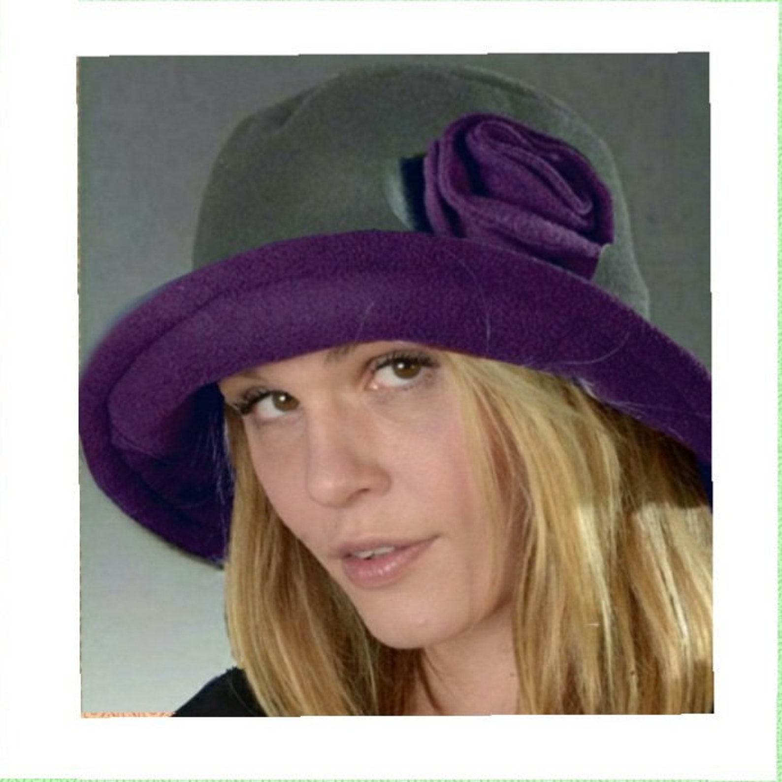 Foldable Fleece Brim Hat, That Flips Up - Etsy