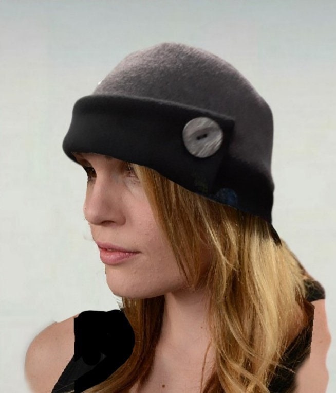 Ear Covering Skull Cap W Side Button Detail - Etsy