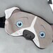 Dog Sleep Mask for Her for Him Travel Eye Mask Christmas Gift Idea ...