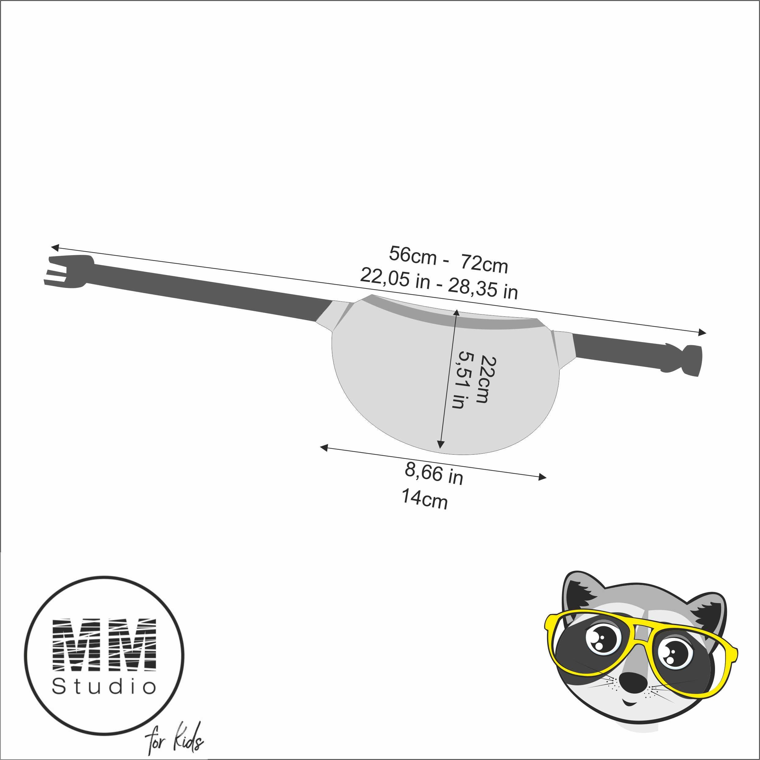 Fox Fanny Pack Kids Waist Bag to School to Kindergarten - Etsy