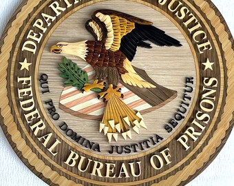 Bureau of Prison Plaque | Etsy