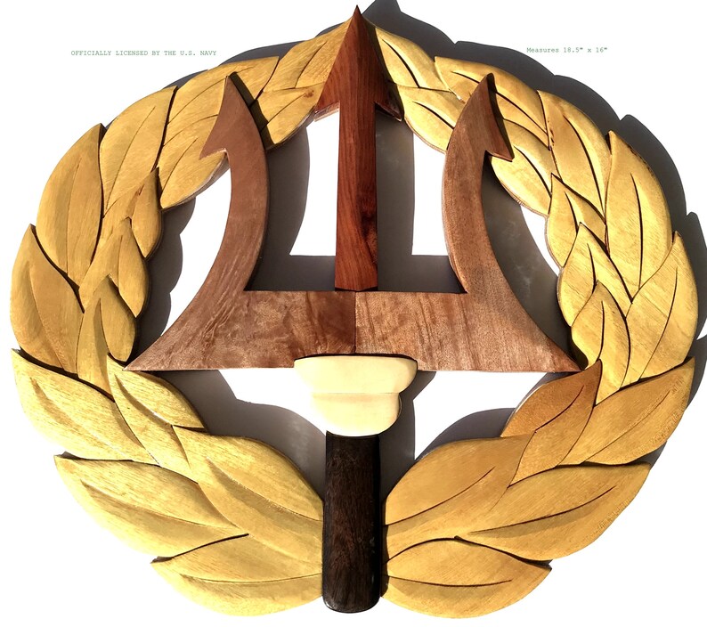 U.S. NAVY COMMAND ASHORE Badge Wood Art Plaque - Etsy