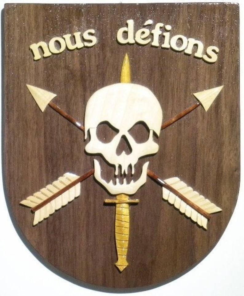NOUS DEFIONS Special Forces Wood Art Plaque | Etsy