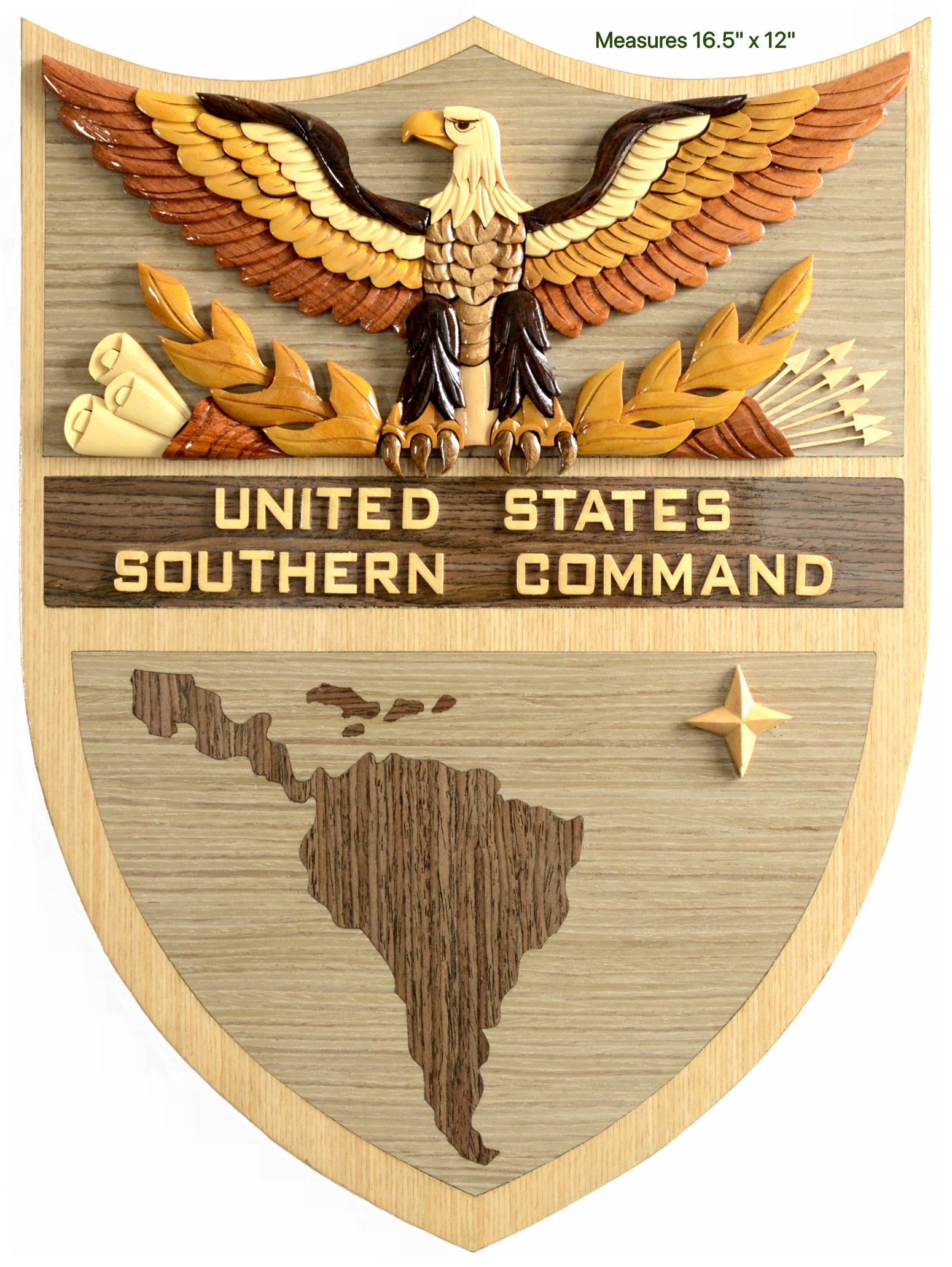 SOUTHERN COMMAND SOUTHCOM Wood Art Plaque - Etsy