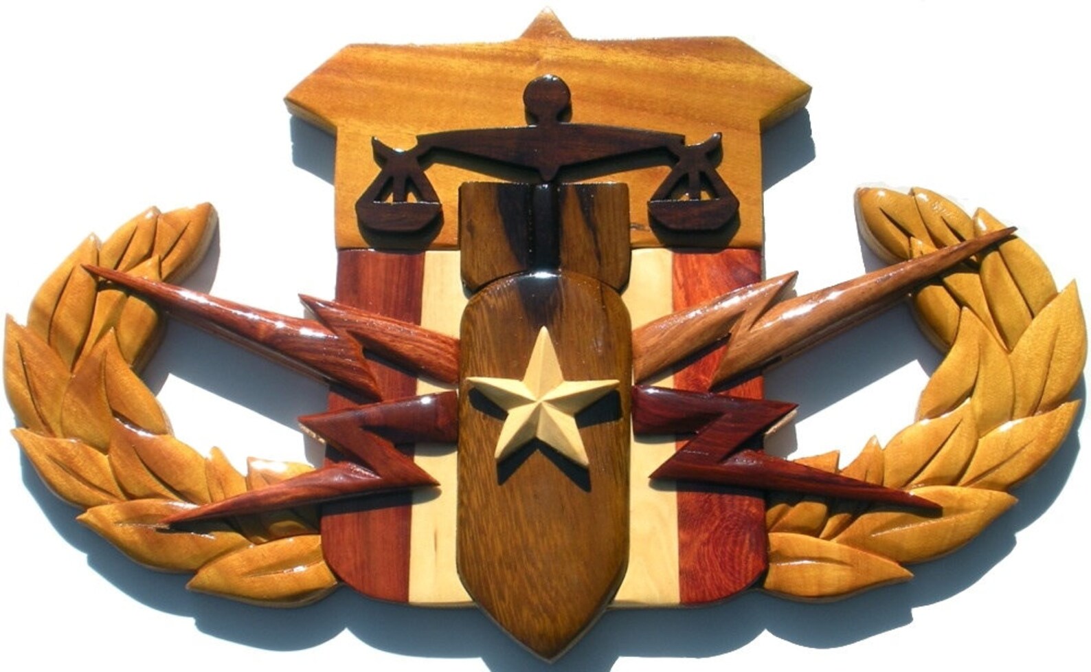 SENIOR PUBLIC SAFETY Bomb Tech Badge Wood Art Plaque - Etsy